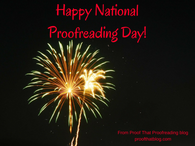 Happy National Proofreading Day! – Proof That Blog